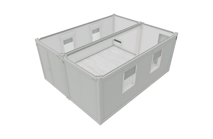 Two Bay Modular Buildings | S Jones Containers