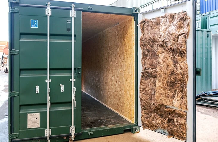 Shipping Container Lining & Insulation | S Jones Containers